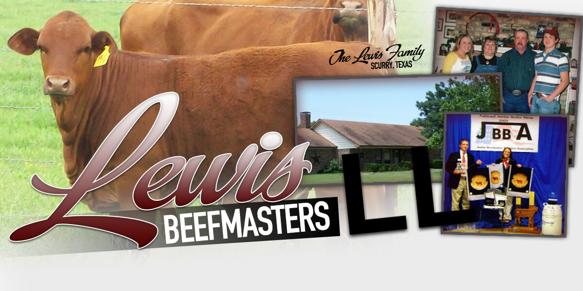 Home - Lewis Beefmasters - Beefmasters in Scurry, Texas